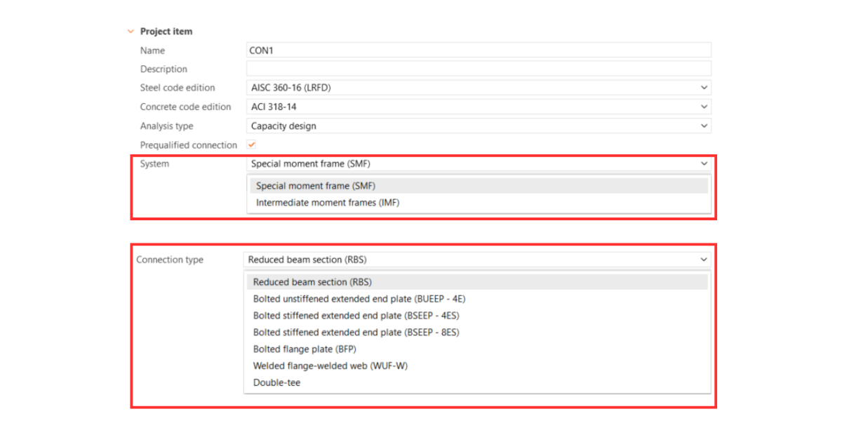 Detailing of Moment Frames using Prequalified Connections - AISC | IDEA StatiCa